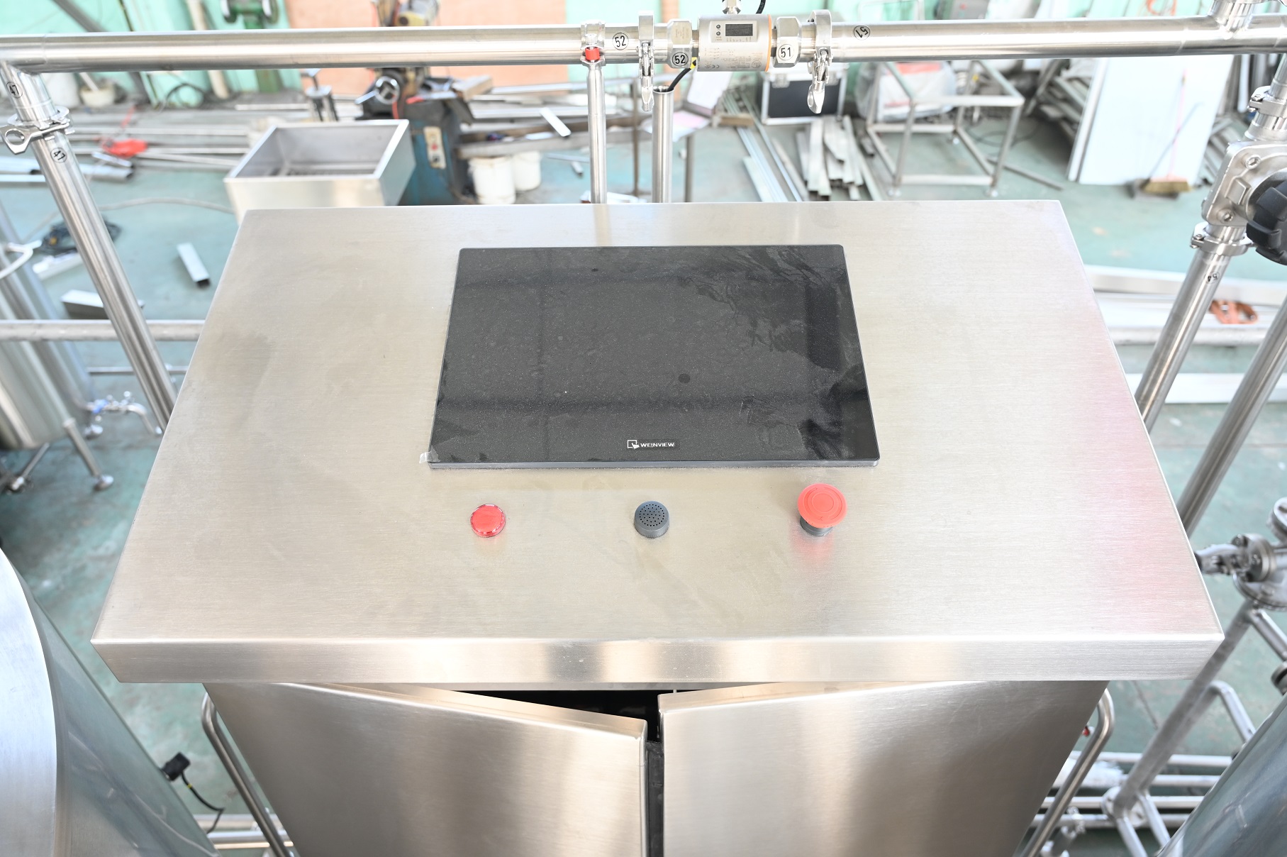 control panel system for microbrewery system, PLC controller for ...