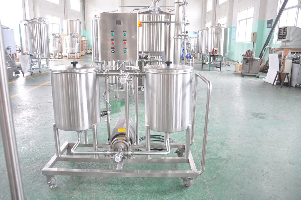 CIP unit system, CIP system, microbrewery system, micro brewing system