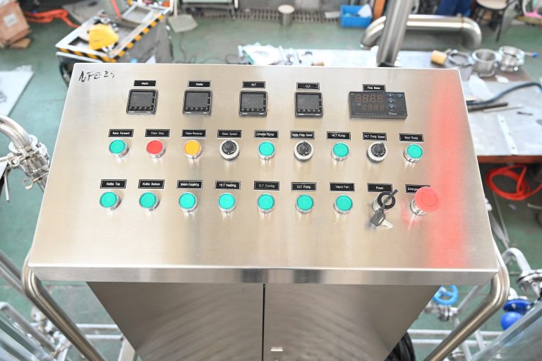 control panel system for microbrewery system, PLC controller for microbrewery plant, beer ...