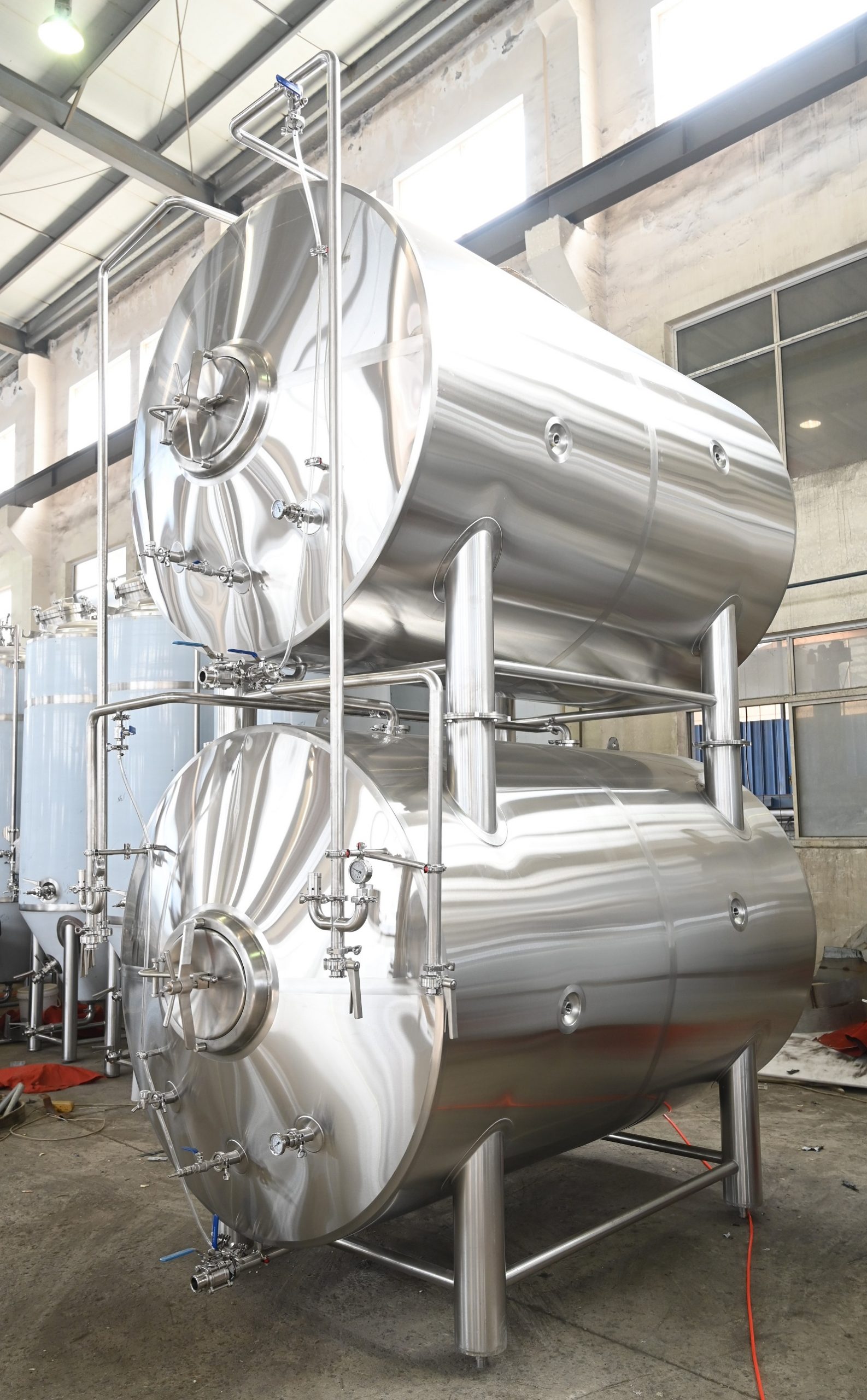 horizontal lagering tanks, stackable horizontal lagering tanks ...