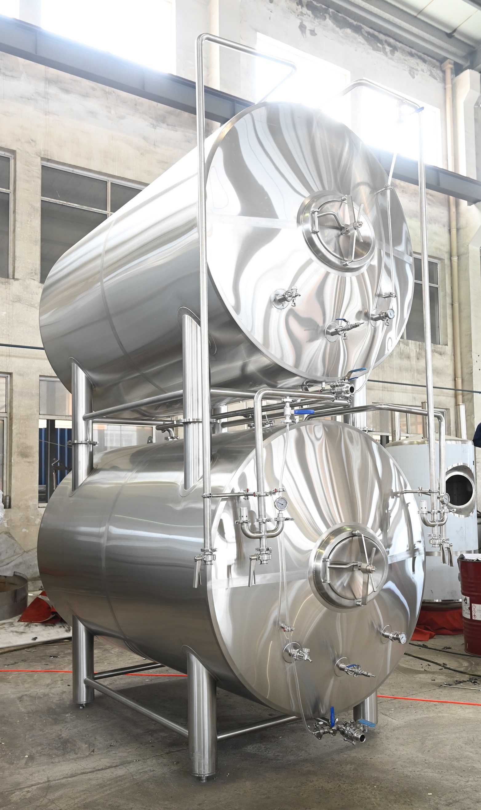 horizontal lagering tanks, stackable horizontal lagering tanks ...