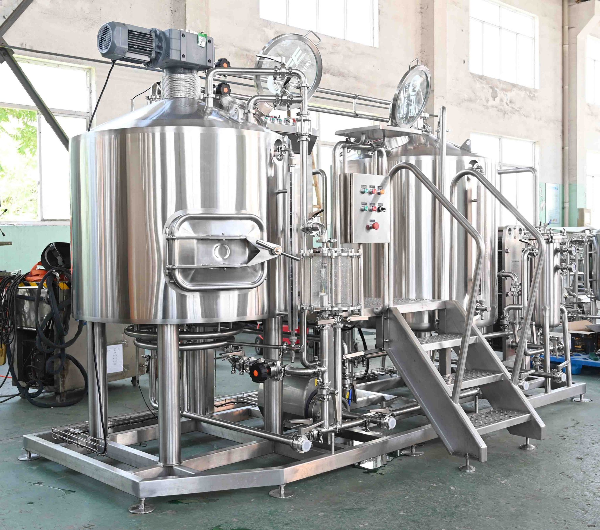 500L electric brewhouse equipment for brewcon2023