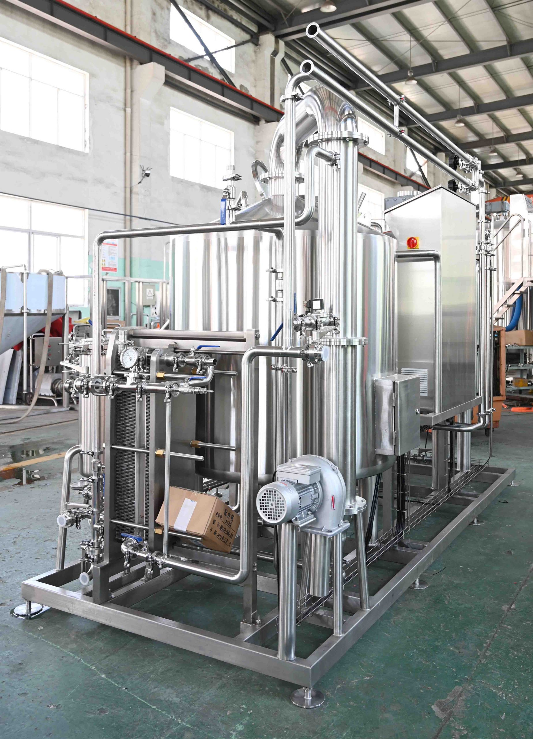 500L electric brewhouse equipment for brewcon2023