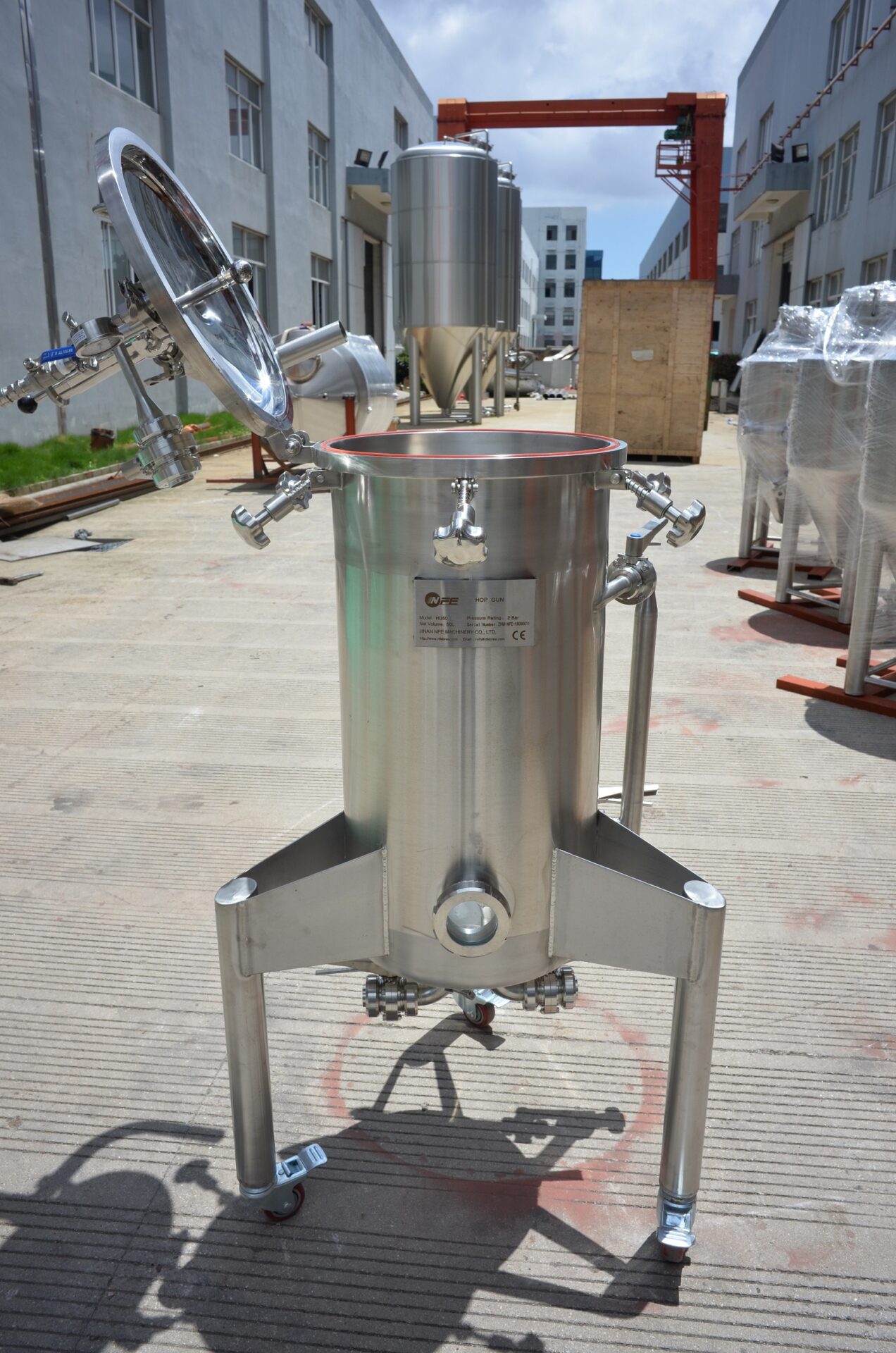 hop cannon, Portable Dry Hopping Skid, hopgun, Dry Hopping Skid ...