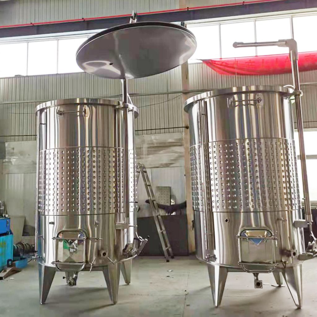 floating lid wine tank, floating top wine tank, variable capacity wine ...